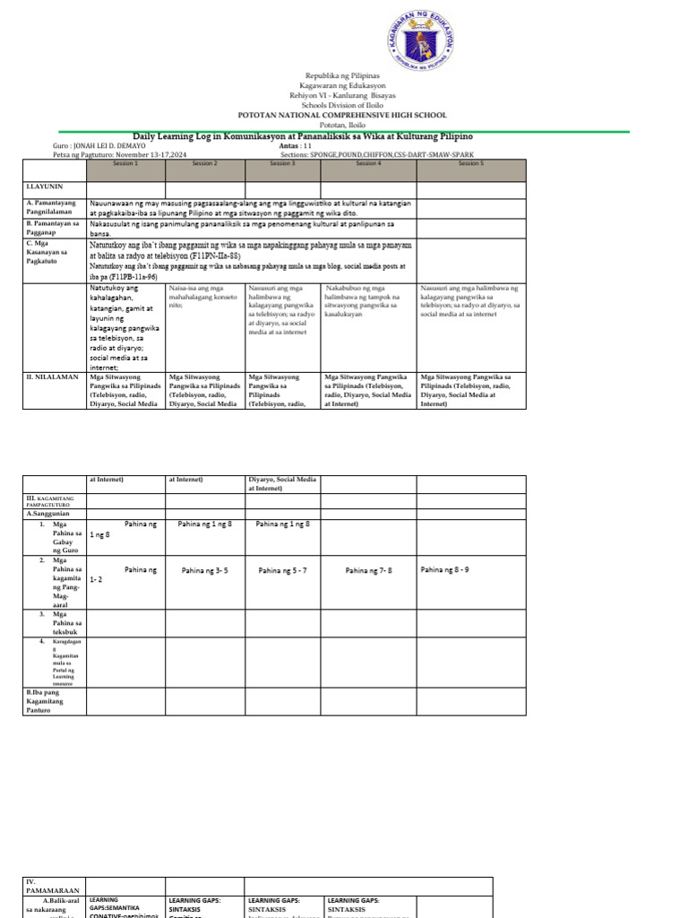 Q 2 Module 1 Week 1 | PDF