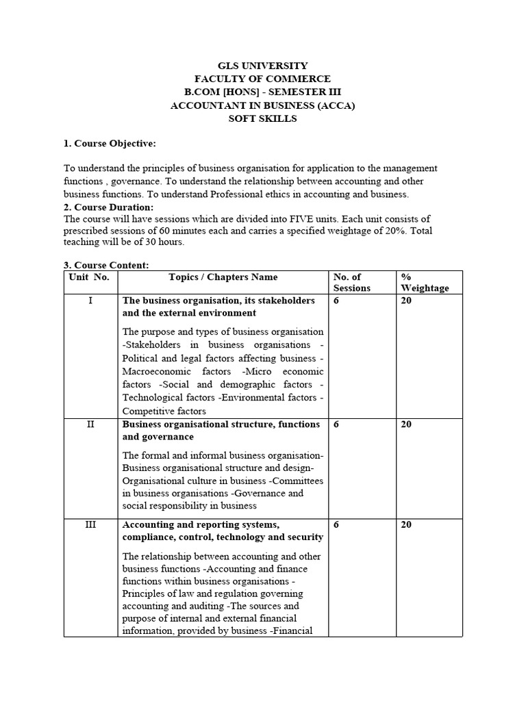 Sem-3 For Acca Students Accountant in Business | PDF | Accounting ...