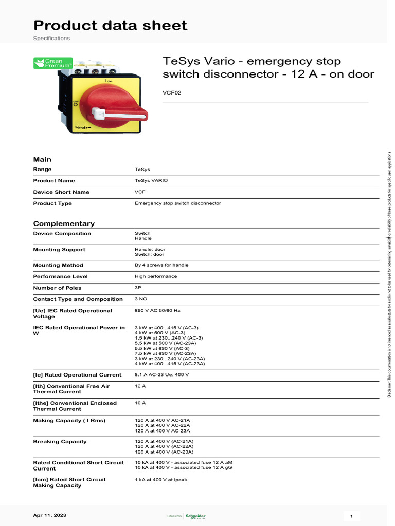 TeSys Vario - VCF02 | Download Free PDF | Fuse (Electrical ...