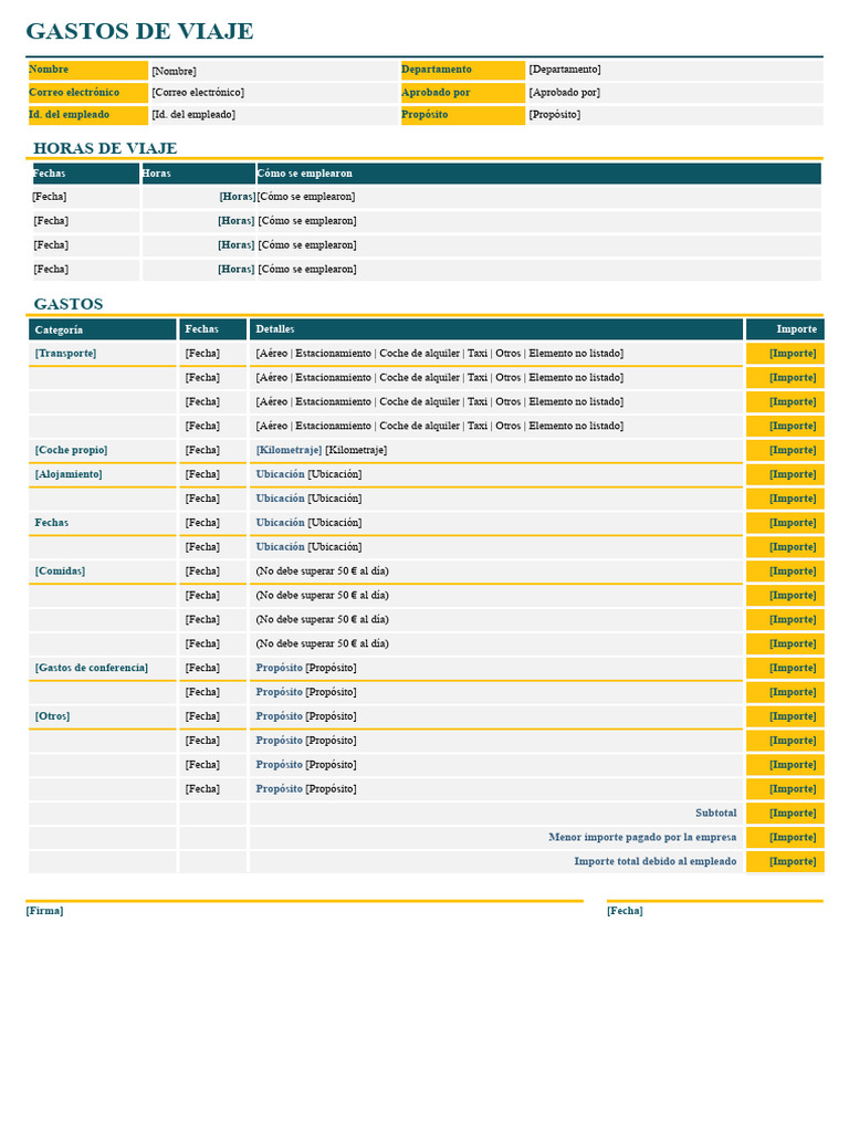 Horas de Viaje: (Horas) (Horas) (Horas) (Horas) | PDF | Transporte