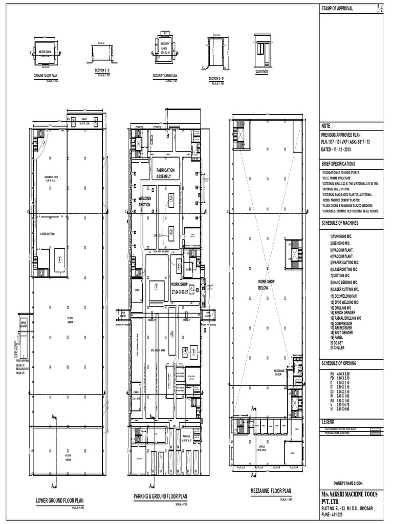 3.1 Plant Layout | PDF | Civil Engineering | Building Materials