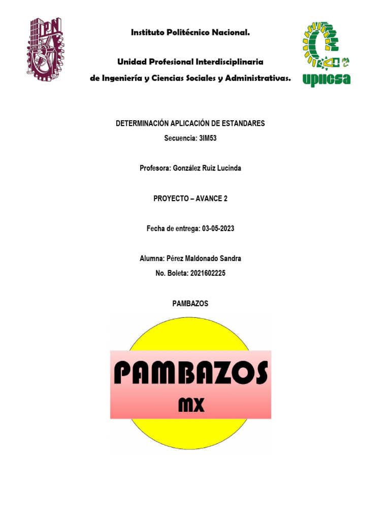 PROYECTO - AVANCE 2 | PDF | Salsa | Vegetales