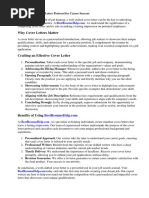 Sample Un Cover Letter | PDF | Résumé | Experience