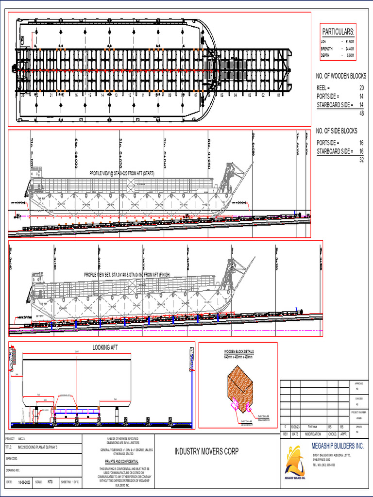IMC 23 Docking Plan for MV Annemieke | PDF