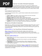 Formal Letter Format Malaysia Example | PDF | Finance & Money Management