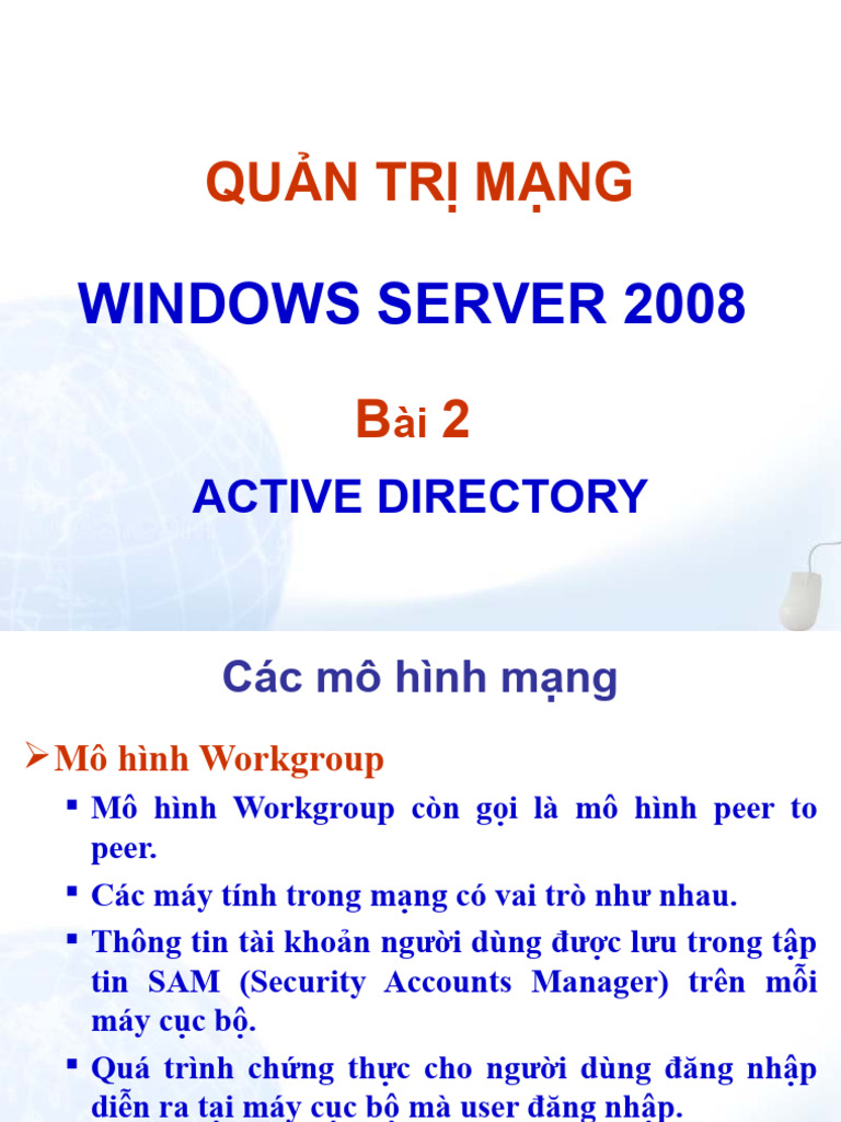 Bai 02 - Active Directory | PDF