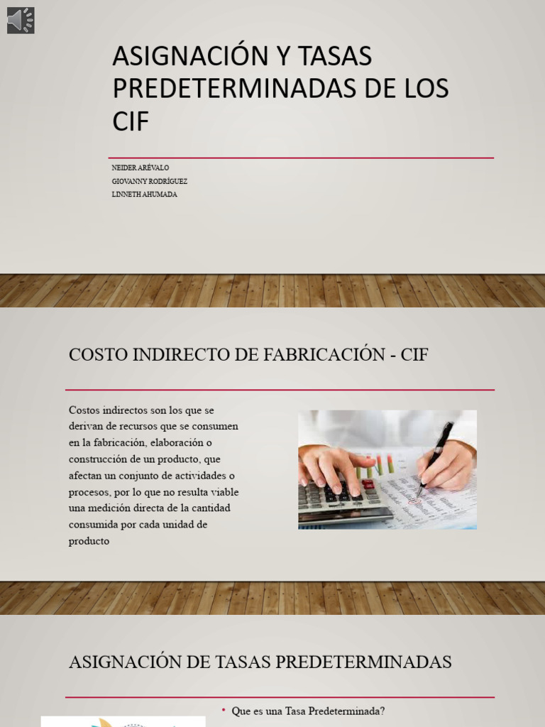 Asignación y Tasas Predeterminadas de Los CIF NGL | PDF | Presupuesto ...