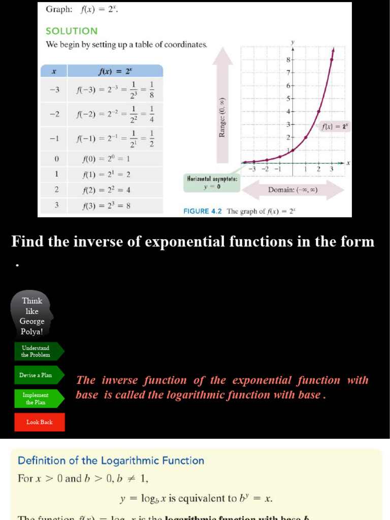 Logarithmic Function and Equation (Part 1) | PDF | Function ...