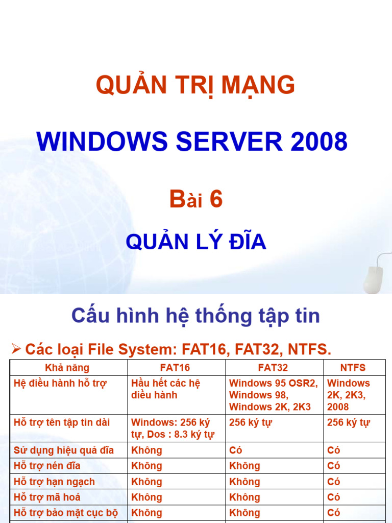 Bai 06 - Quan ly dia | PDF