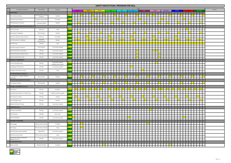 Sample of SHE Program | PDF | Emergency Management | Public Services