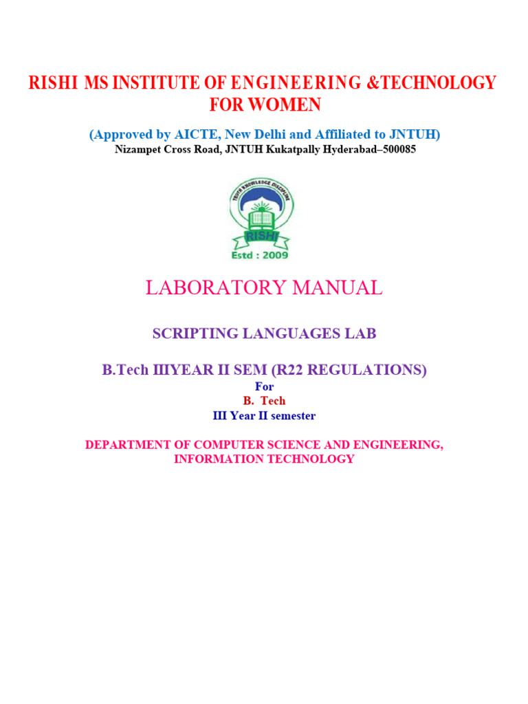 scripting language | PDF | Engineering | Scripting Language scripting language | PDF | Engineering | Scripting Language