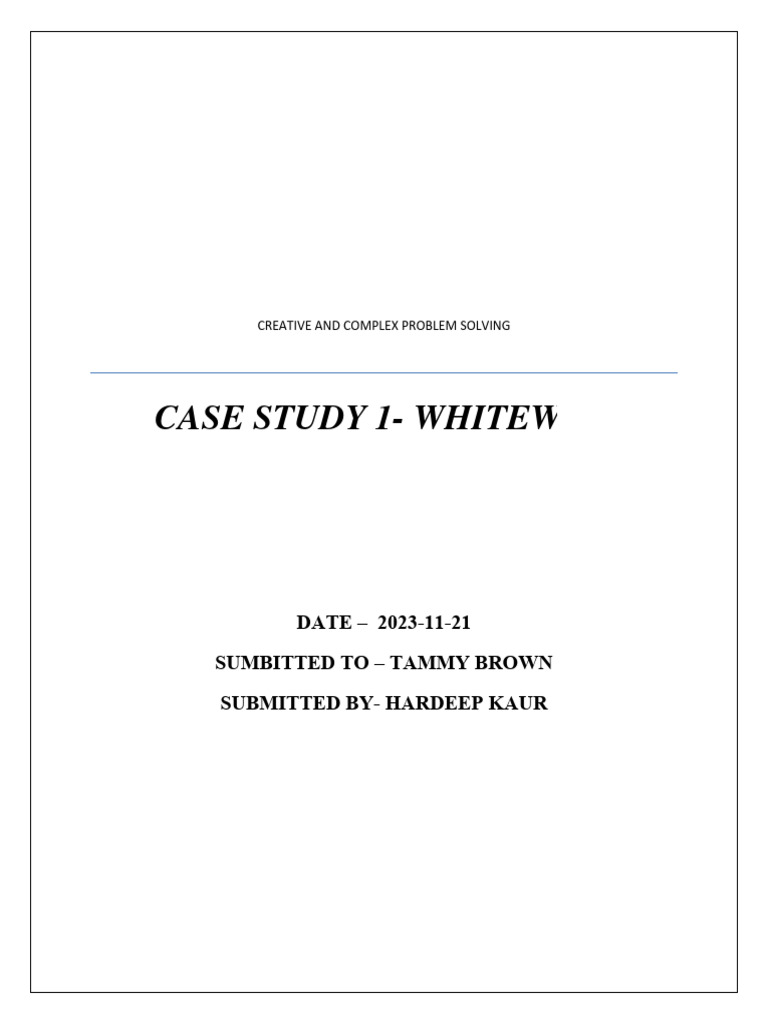 Case Study 1 | PDF | Negotiation | Regulatory Compliance