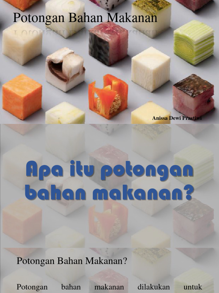 Potongan Sayuran | PDF