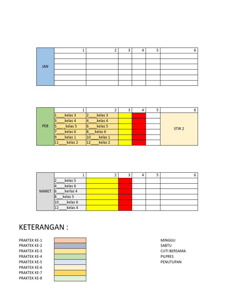 Jadwal PLP 2 | PDF