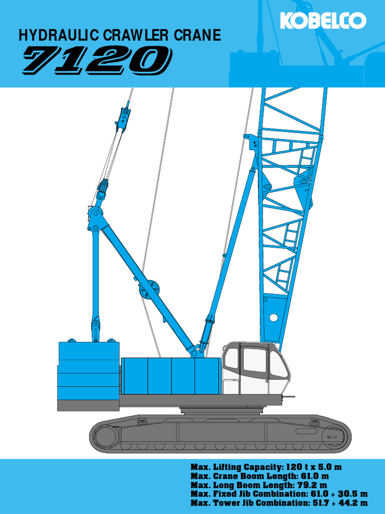 CC-120ton 7120-1F - Spec | PDF | Crane (Machine) | Machines