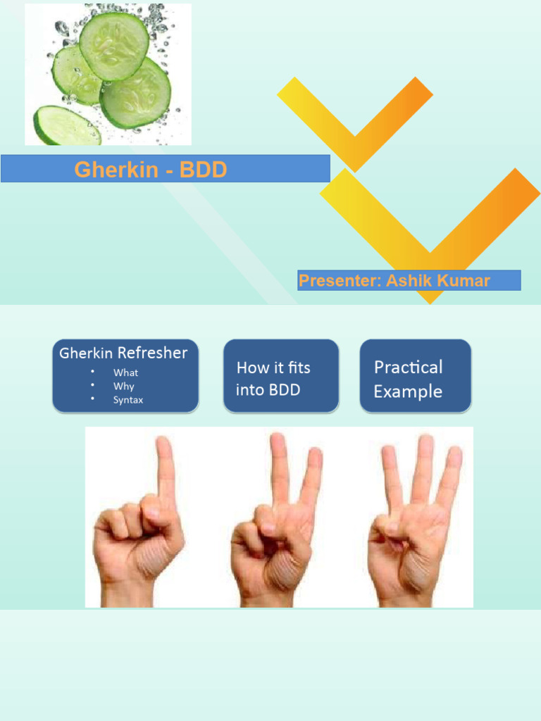 Gherkin BDD | PDF | Software Development | Information Technology