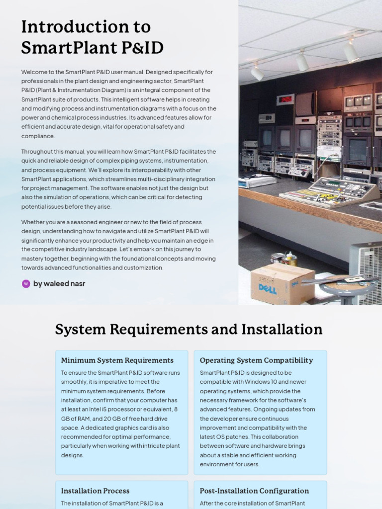 Introduction To SmartPlant PandID | PDF | Instrumentation | Installation (Computer Programs)