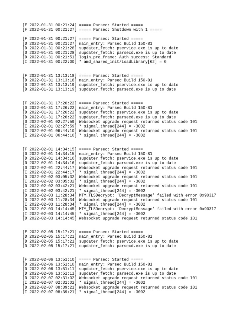 Log 1 | PDF | Codec | Computer File