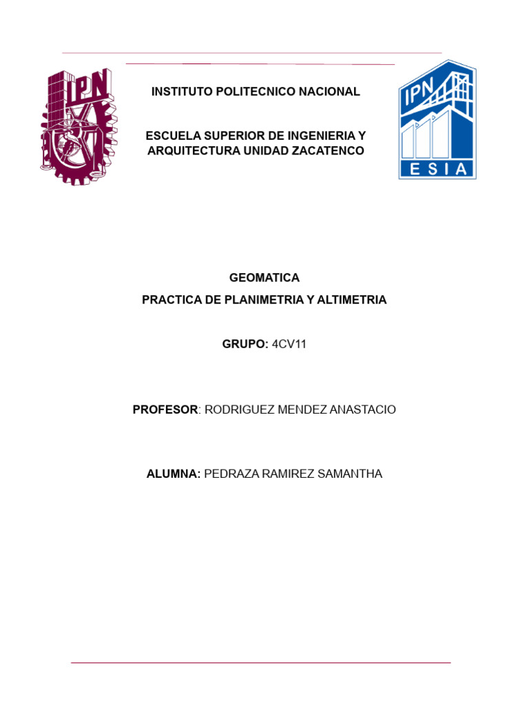 PLANIMETRIA Y ALTIMETRIA | PDF | Topografía | Cartografía