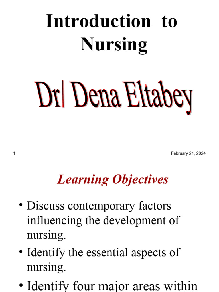 Introduction To Nursing | PDF | Nursing | Patient