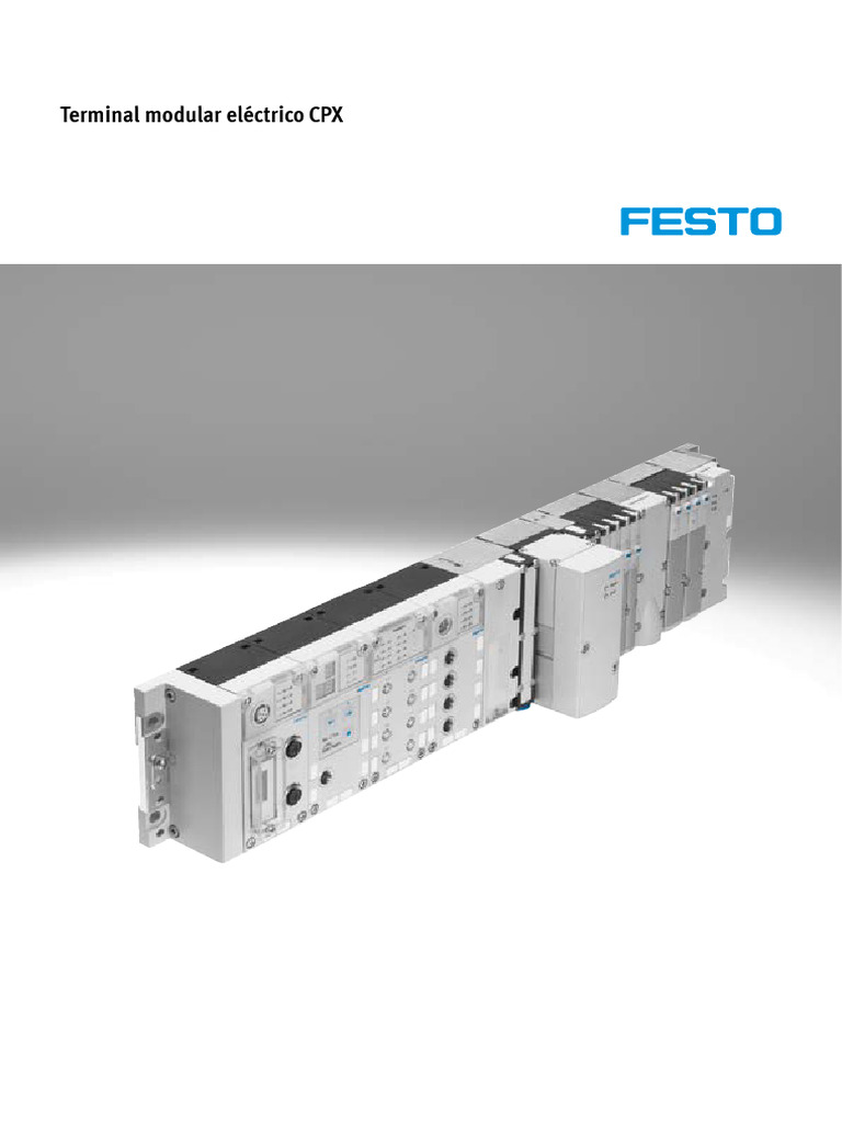 Festo 1 | PDF | Controlador lógico programable | Ingenieria Eléctrica
