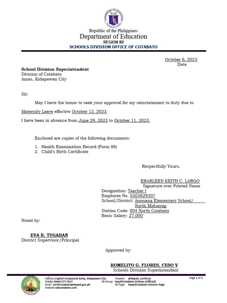 Return To Duty Formnew | PDF