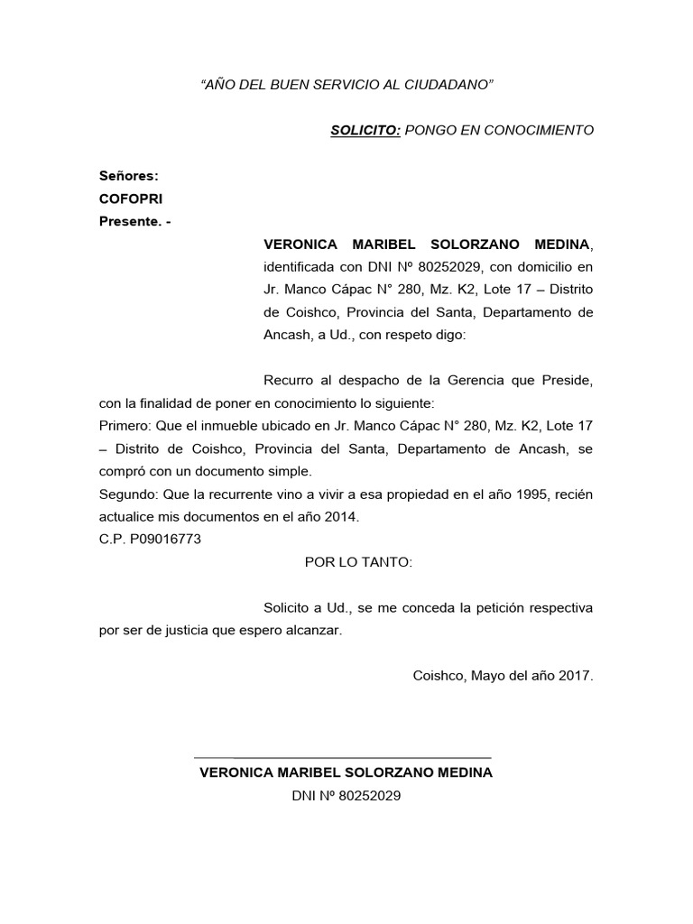 SOLICITUD SIMPLE anibal | PDF