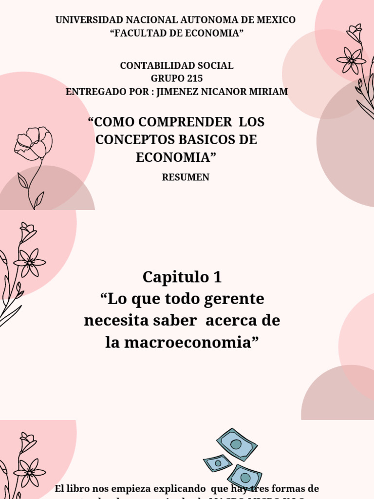COMO COMPRENDER CONCEPTOS BASICOS DE ECONOMIA | PDF | Macroeconómica | Inflación