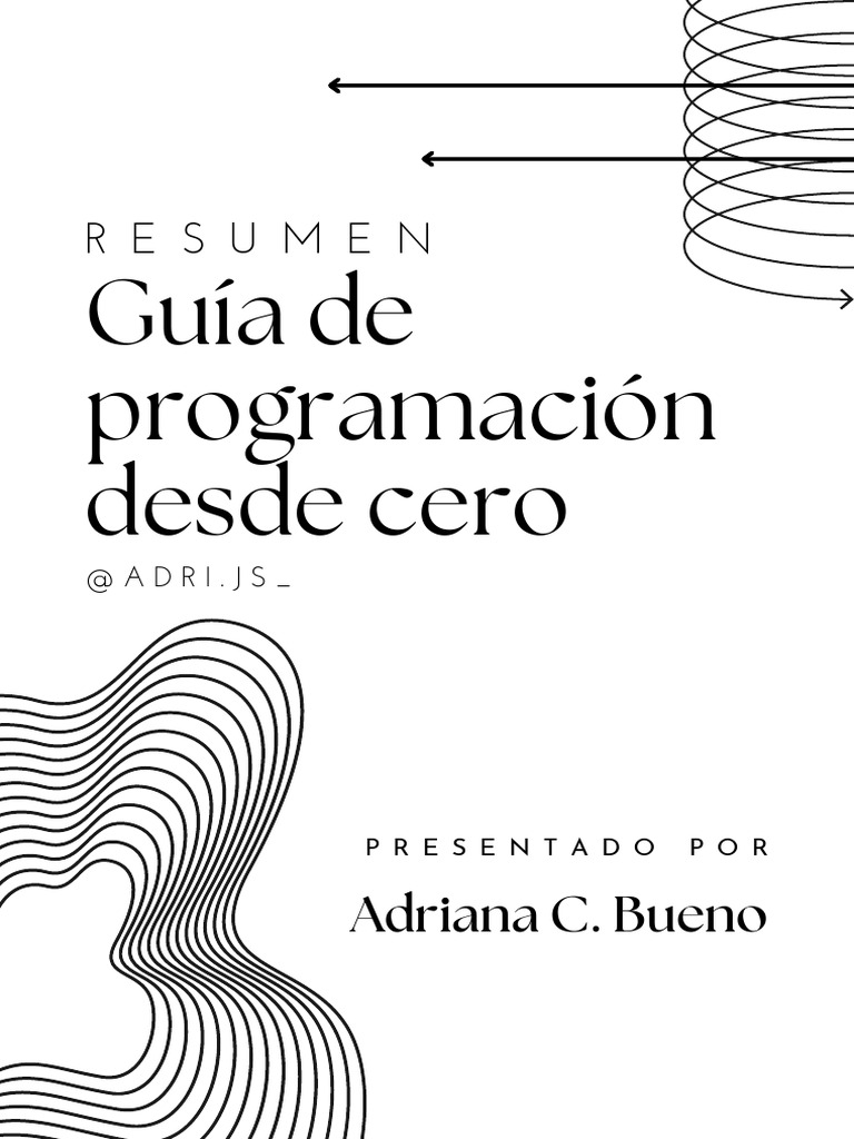 Guía de Programación Desde Cero | Descargar gratis PDF | Lenguaje de ...