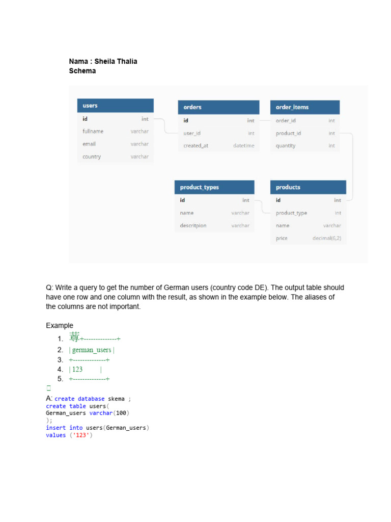 Jawaban SQL - Test | PDF | Technology & Engineering