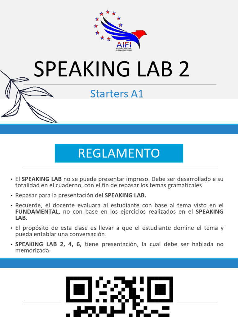 Speaking Lab 2 | PDF | English Language | Linguistic Morphology