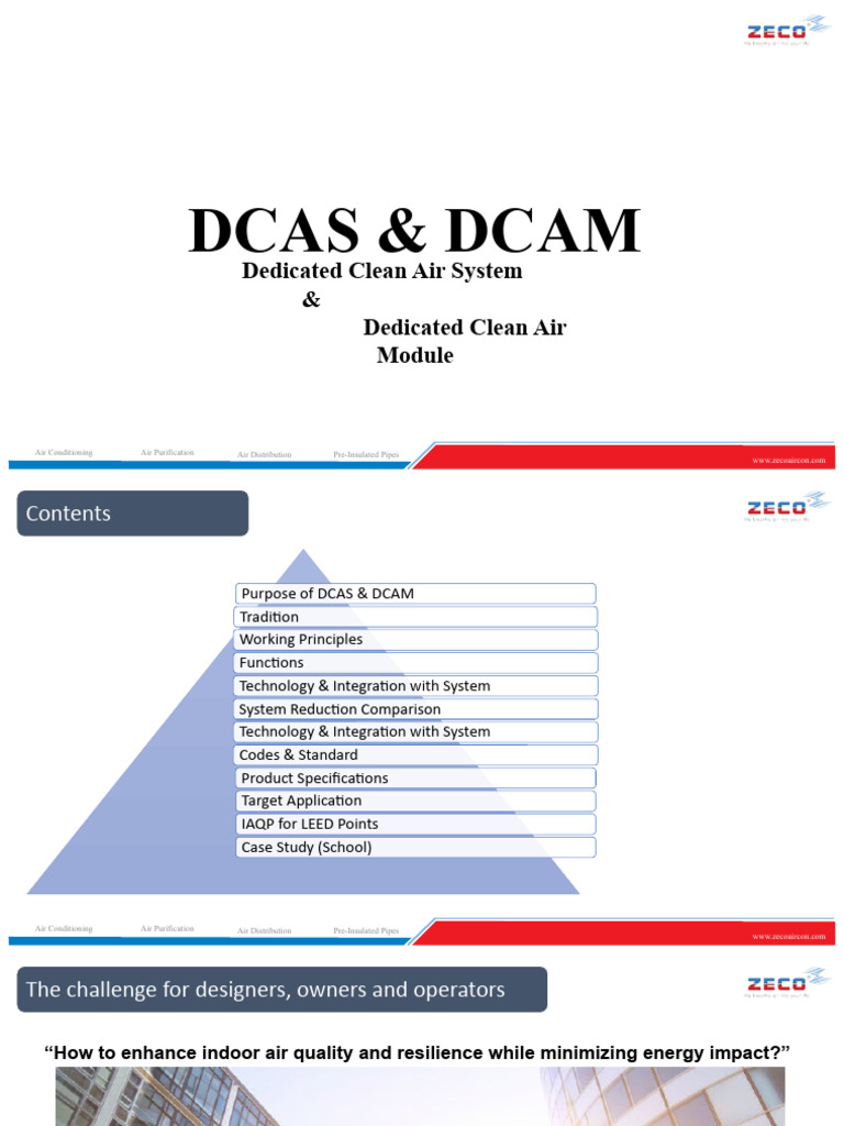 DCAS DCAM Marketing & Techhnology | PDF | Water Purification | Volatile ...