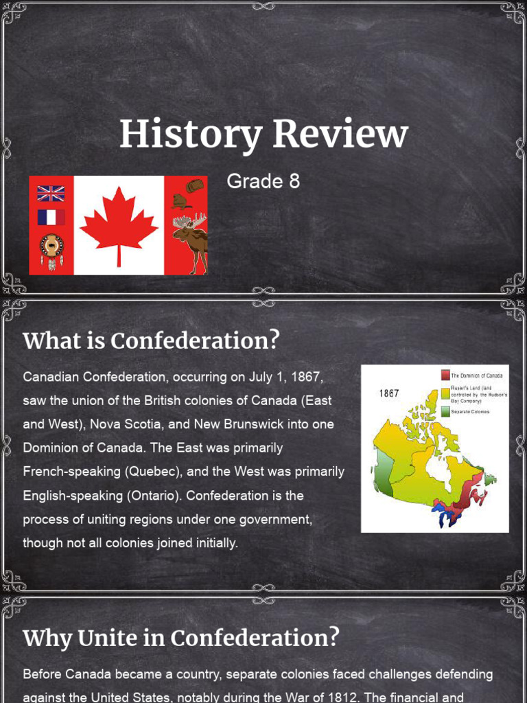 Gr. 8 - History Review | PDF | Canada | Métis