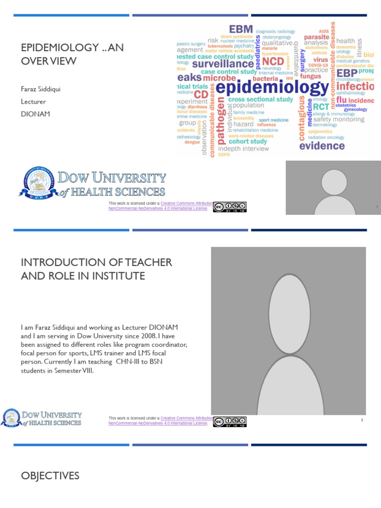 Introduction To Epidemology | PDF | Incidence (Epidemiology) | Epidemiology