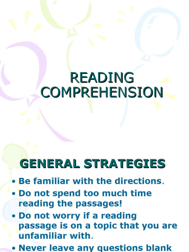 Toefl Intro Reading | PDF | Speed Reading | Reading Comprehension