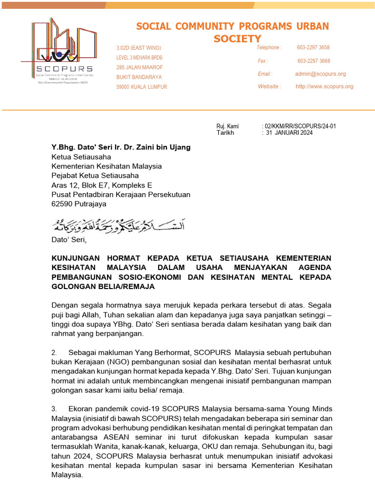 02 Surat KSU KKM 31 JAN 2024 | PDF