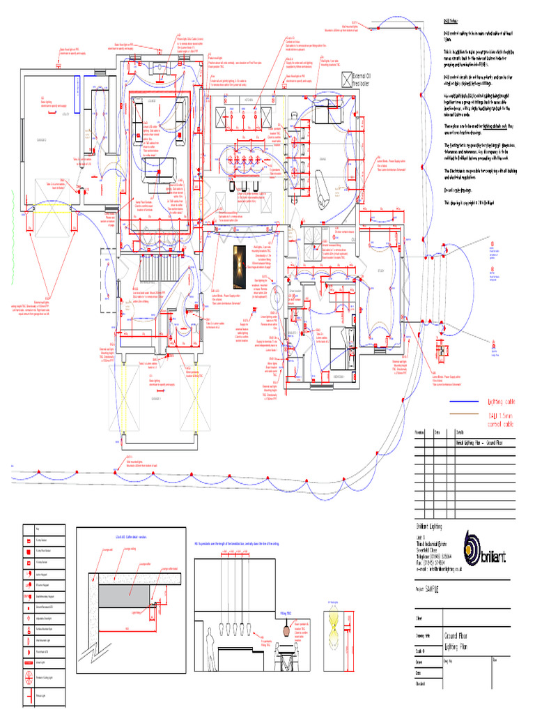 SAMPLE PLAN Lutron Based | Download Free PDF | Buildings And Structures ...