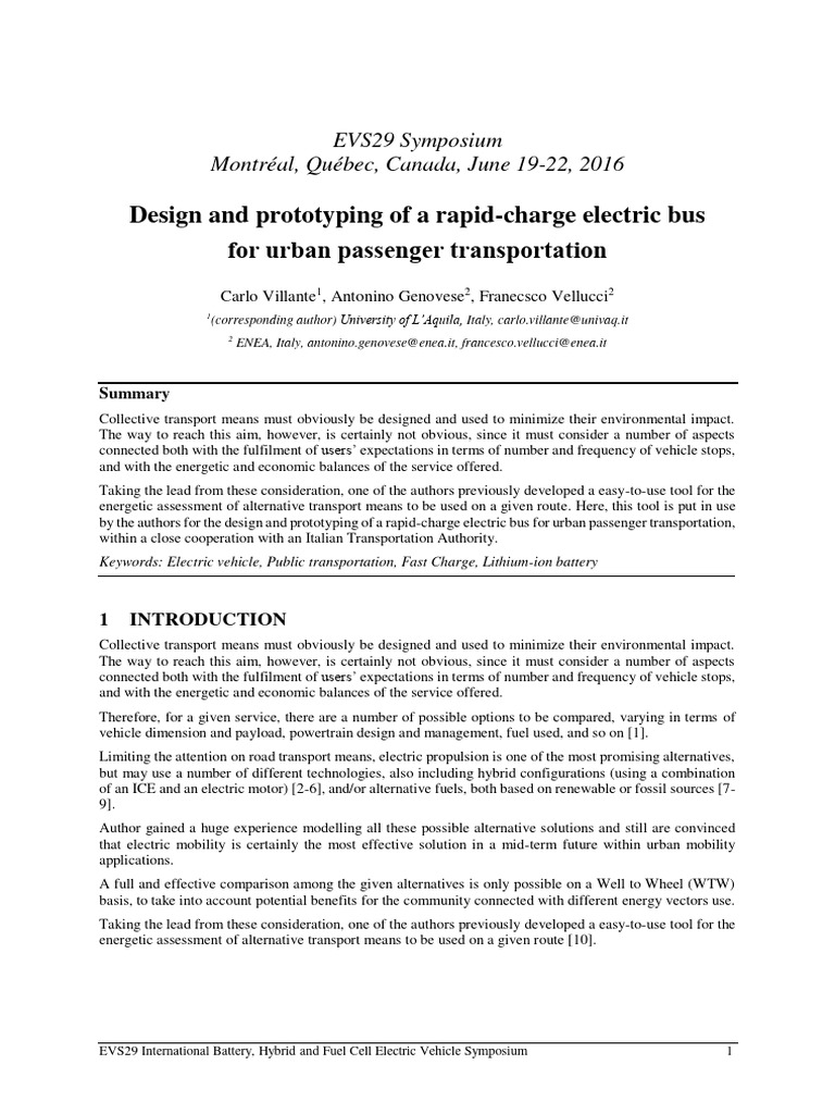 Paper Evs 29 | PDF | Electric Vehicle | Hybrid Electric Vehicle