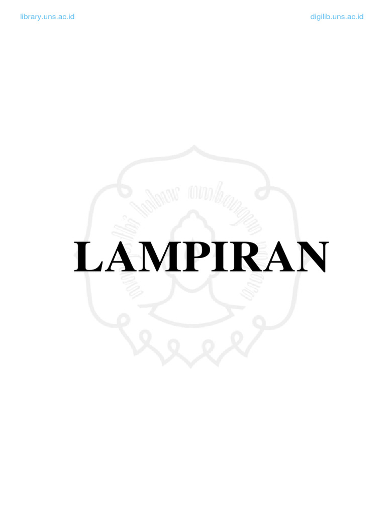 Lampiran 1 | PDF