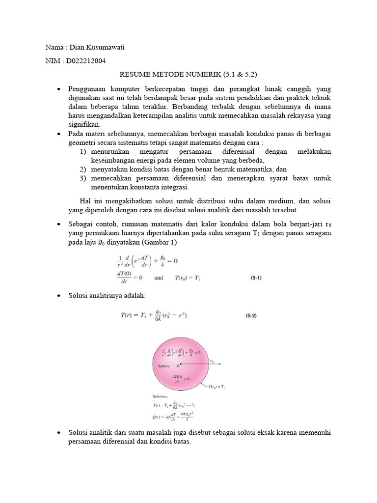 Tugas Metode Numerik Pdf