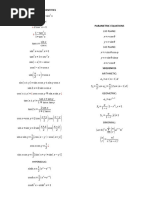 Calc 3 Cheat Sheet | PDF | Mathematical Analysis | Space
