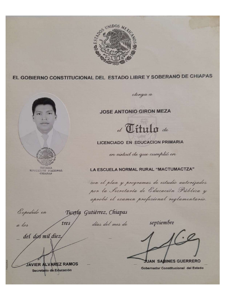 Titulo Maestro Antonio - Compressed | PDF