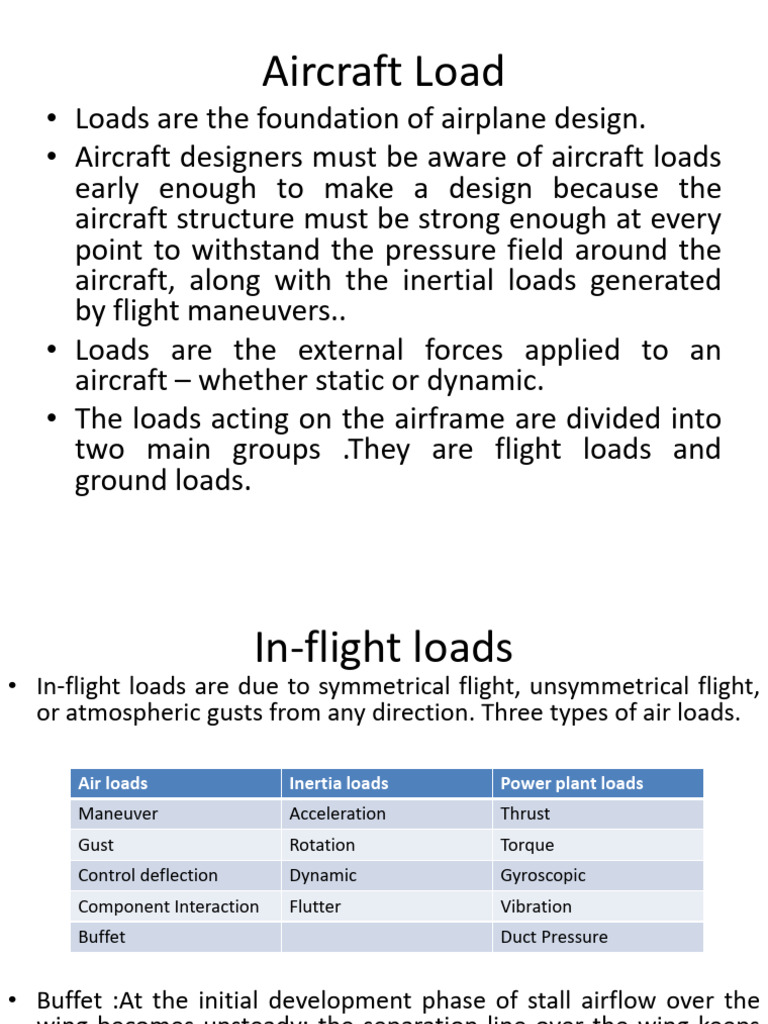 Aircraft Load - Design | PDF | Aircraft | Flight