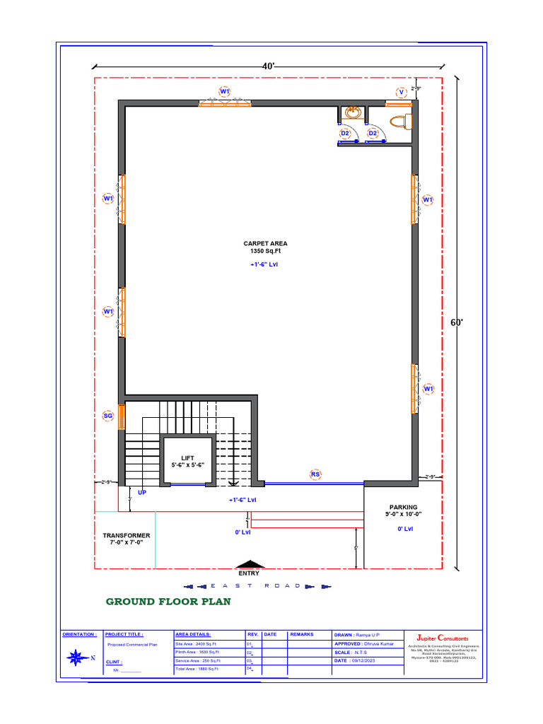40 X60 Commercial Plan Final | PDF