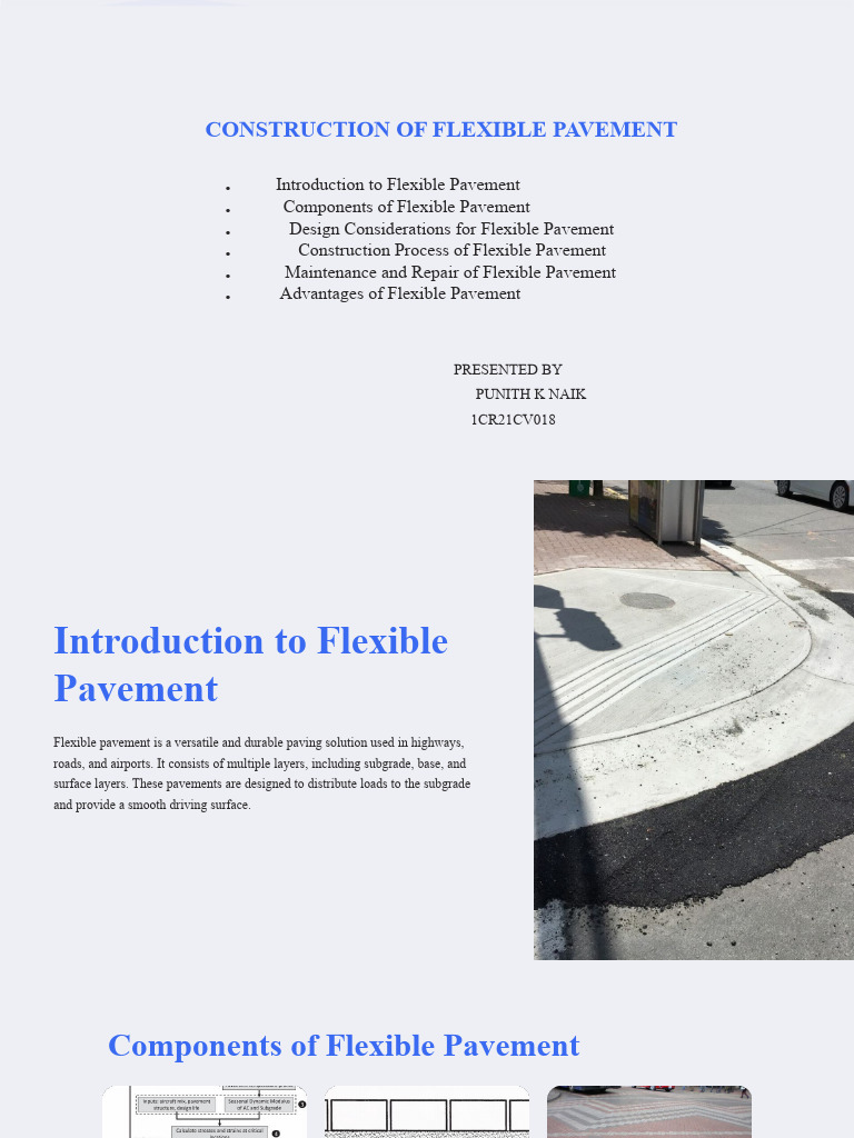 Construction of Flexible Pavement | PDF | Road Surface | Road
