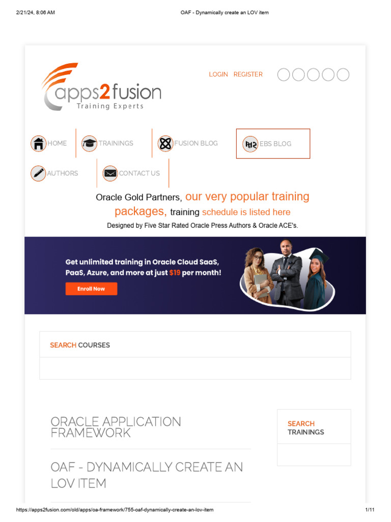 OAF - Dynamically Create An LOV Item | PDF | Computing | Software OAF - Dynamically Create An LOV Item | PDF | Computing | Software