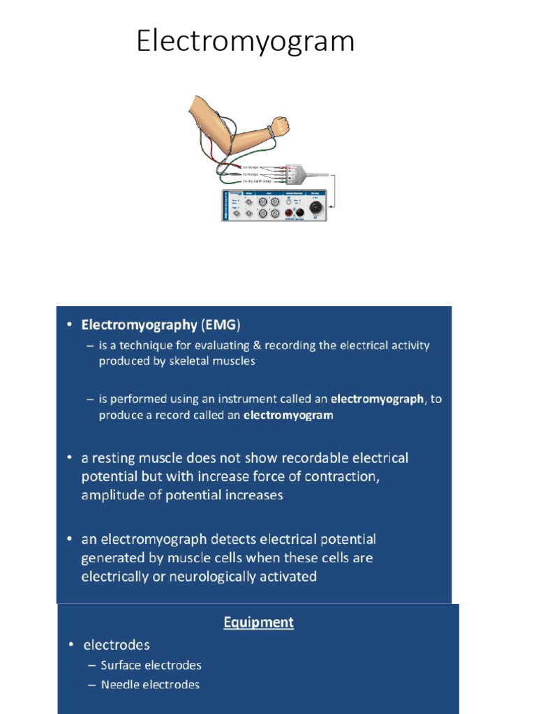 Electromyogram | PDF