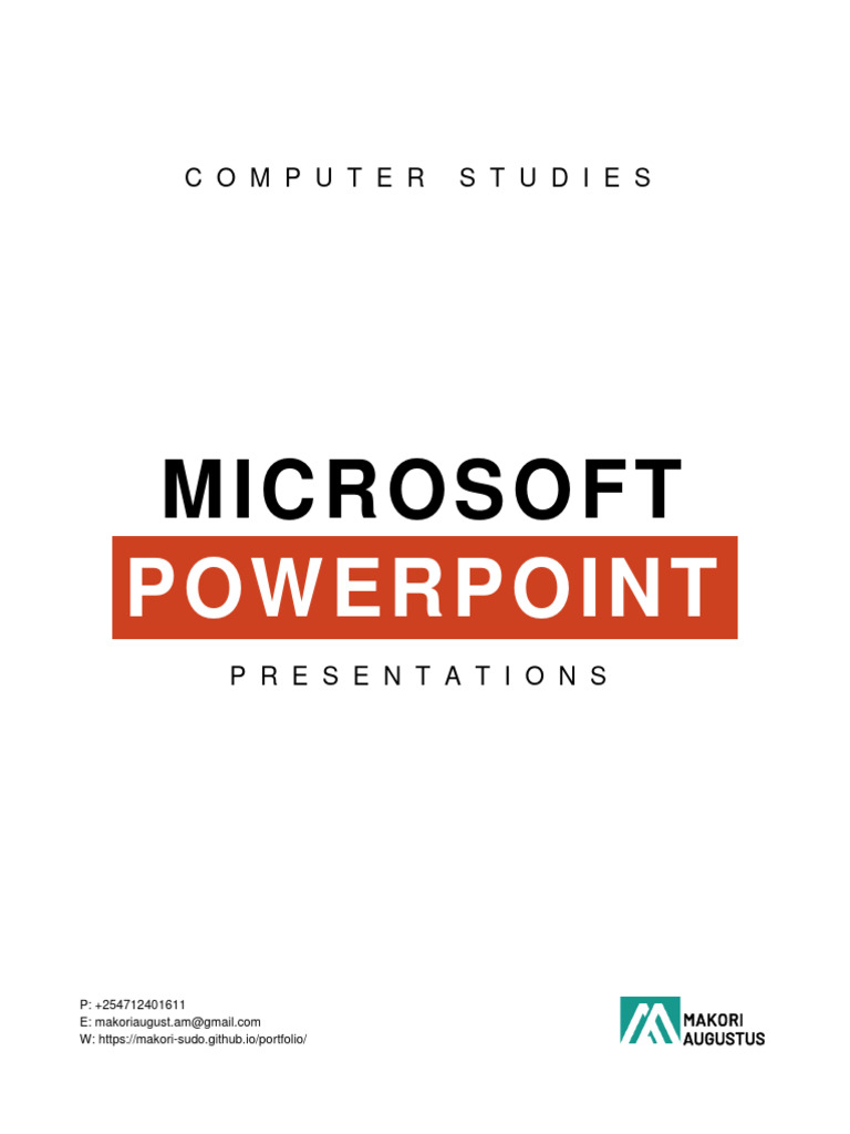 MS PowerPoint Notes | PDF | Window (Computing) | Screenshot
