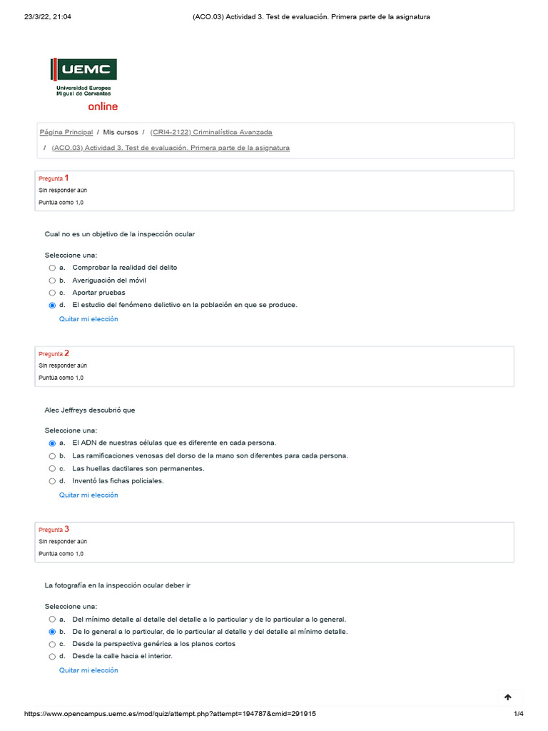 Criminalistica Activida 3 | PDF | Balística