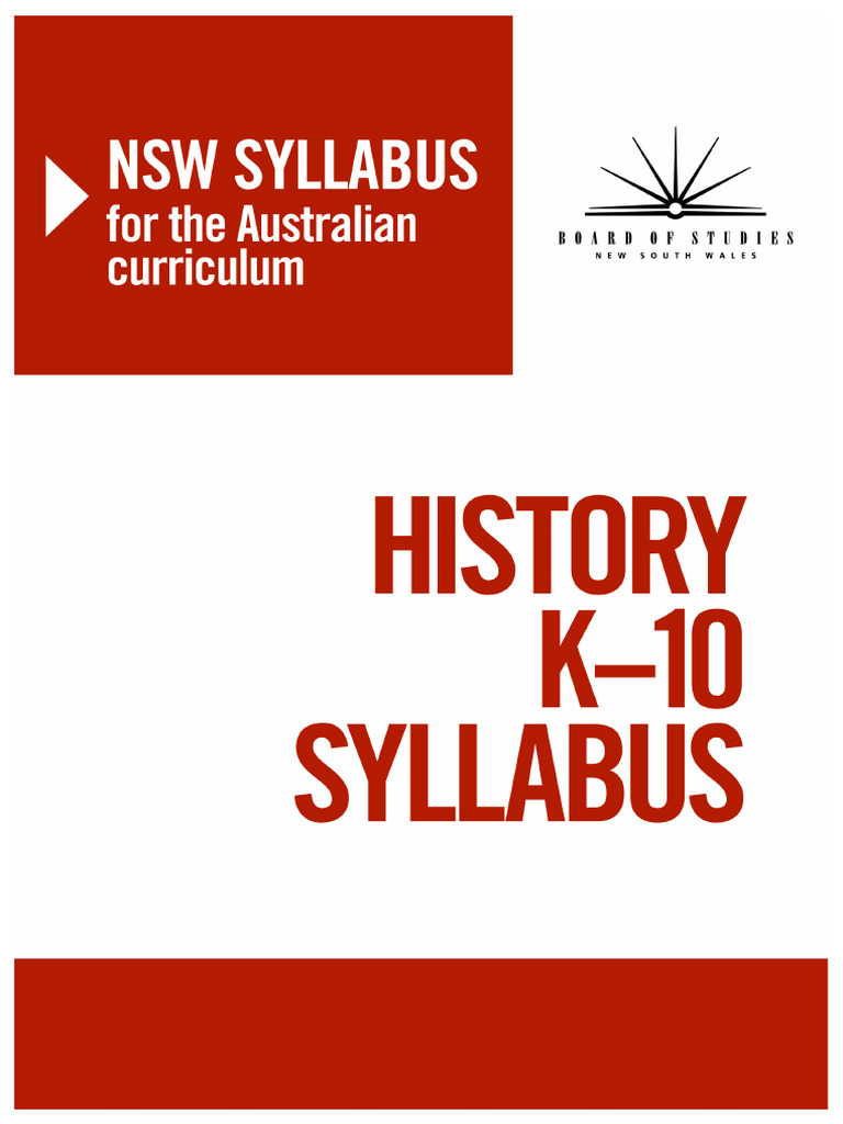 History Stage 5 Syllabus NSW | PDF | Indigenous Australians | Australia